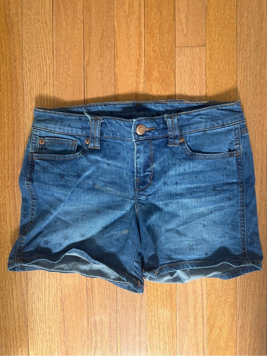 PacSun | Shorts | Pacsun Blue Starprint Denim Shorts | Poshmark